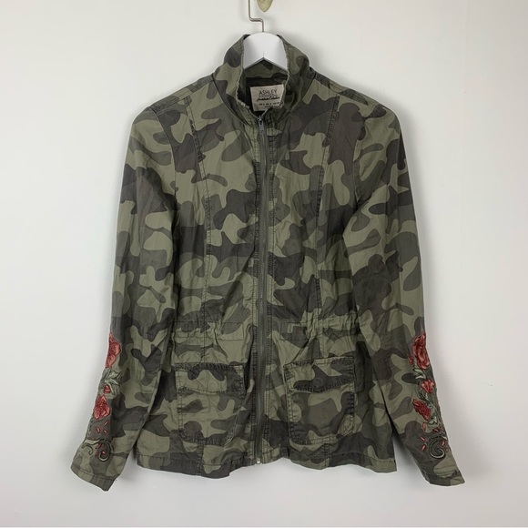 Ashley By 26 International | Jackets & Coats | Ashley By 26 International Camo Utility Jacket ...
